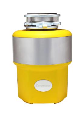 China Continuous Feed Food Waste Disposer for Home Use, with Multiple Color Choice and AC Induction Motor for sale