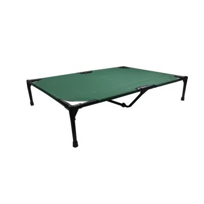 China Breathable Easy To Set Up And Remove Dog Raised Beds Pet Cat Elevated Cooling Portable Indoor And Outdoor Dog Bed With Elevated Feet factory