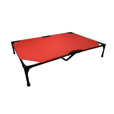 China Luxury Portable Indestructible High Tidy Breathable Dry Dog Bed Dog Bed With Machine Washable Fabric factory
