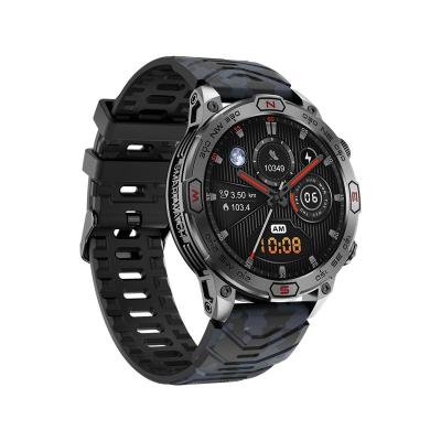 China Black Camouflage Healthy Smart Watch With Vibration Intensity Selection Time Format Weather Forecast for sale