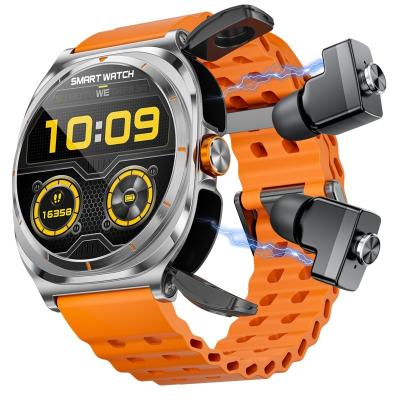 China TWS Smart Watch Durable Alloy PC Material IP67 Waterproof Full Touch Screen GT98 for sale