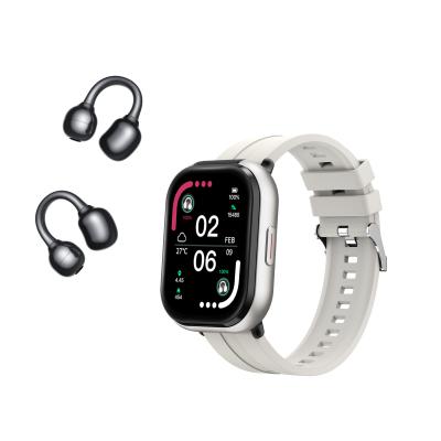 China D12 Step Counter Smart Watch bluetooth 5.3 Calorie Tracker SmartWatch 2 In 1 for sale
