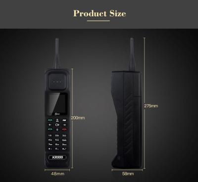 China 4G Cell Phone Dual Sim Loud Speaker FM Radio Mp3 Big Bar Keyboard KR999 For Southeast Asia for sale