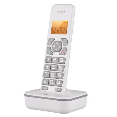 China White Multi Languages Business Desk Phone , ABS Wireless Landline Phone For Home / Office for sale