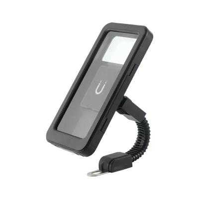 China Waterproof Motorcycle Bike Mobile Phone Holder , 360° Swivel Adjustable Motorcycle Cellphone Holder for sale