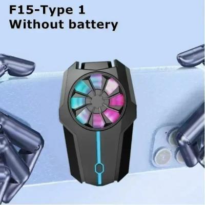 China F15 Mobile Phone Cooling Fan Radiator Air-cooled Back Clip Game Cooler for sale