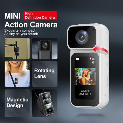 China 2.7K 1080P HD Mini Pocket Camera WiFi Magnetic Video Recorder Type C Rechargeable Thumb Action Camera for sale