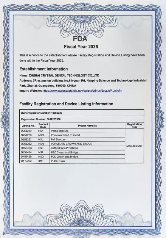 FDA - Coco International Dental Group