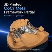 China 3D‑Printed CoCr Partial Denture Framework | Nickel‑Free for sale