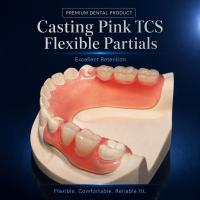 China TCS Flexible Partial Denture | Comfortable Pink Casting Restorations for sale