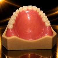 China Digital Dental Design Services | Casting Full Acrylic Denture Heat Curing Full Arch Shaped for sale
