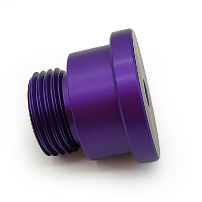 China De Adapters CNC die van het douanealuminium met het Purpere Anodiseren 15um-25um machinaal bewerken Te koop