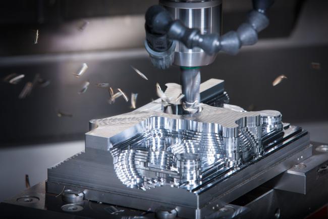 CNC milling machine control panel