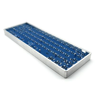 China Customized CNC Machining Gaming Aluminum Keyboard Case Mechanical Keyboard Case Factory for sale