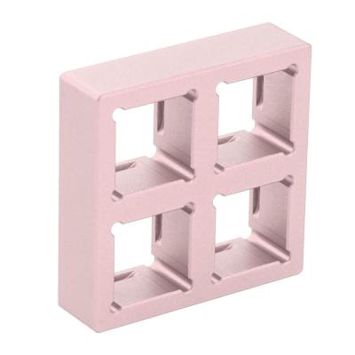 China Customized CNC Machining Gaming Aluminum Keyboard Case Mechanical Keyboard Case Factory for sale