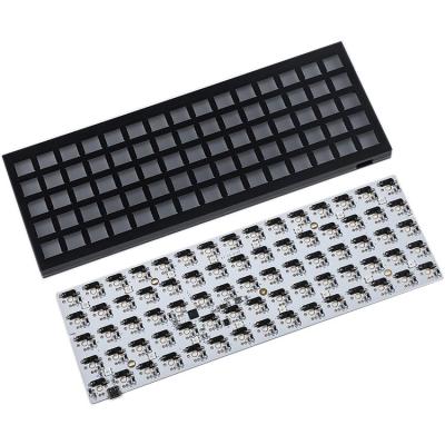 China Customized CNC Machining Gaming Aluminum Keyboard Case Mechanical Keyboard Case Factory for sale