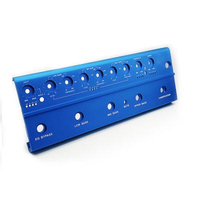 China Parti piatte di lavorazione CNC personalizzate di ingegneria anodica di precisione CNC in metallo di fabbricazione for sale
