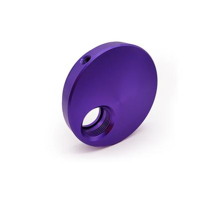 Cina Servizi di fabbricazione Parte CNC in alluminio sabbiato anodizzato custodia blu per bicicletta in vendita