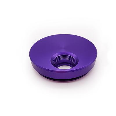Cina Servizi di fabbricazione Parte CNC in alluminio sabbiato anodizzato custodia blu per bicicletta in vendita