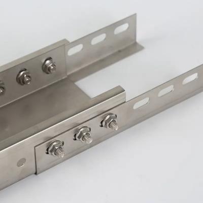China 50mm Light Duty Cable Tray 1.5m to 2.5m spans For Low Weight Small Diameter Cables for sale