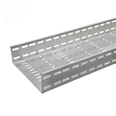 China Ventilated Aluminium Perforated Cable Tray Trunking For Network Industrial Construction for sale