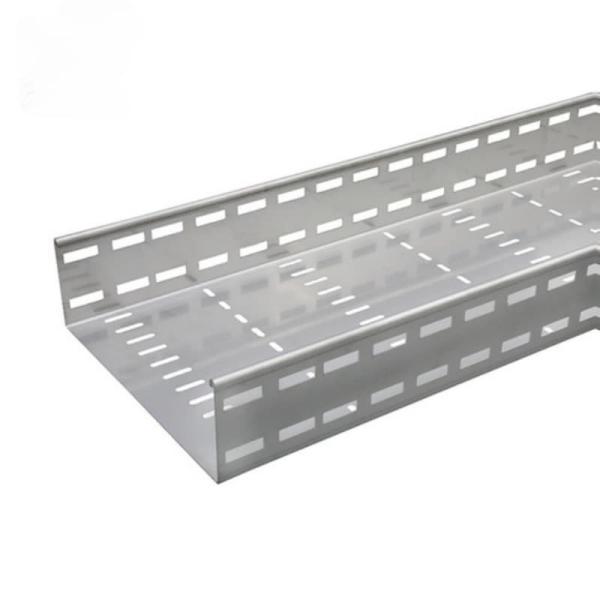 Quality Ventilated Aluminium Perforated Cable Tray Trunking For Network Industrial Construction for sale
