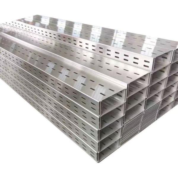 Quality Height 100-150mm Perforated Cable Tray Punching Cable Tray for sale
