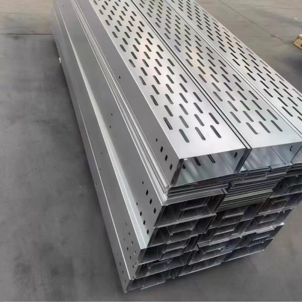 Quality Metallic Perforated Cable Tray Ventilated Cable Tray 2-36 in Width for sale