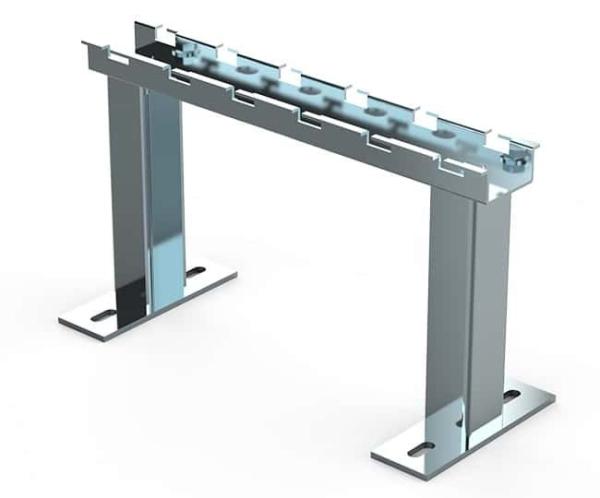 Quality Steel Wire Mesh Cable Tray Support in Industrial Construction for sale