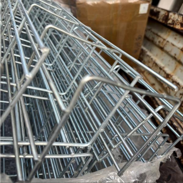 Quality 100mm Basket Tray 3 M/10 Ft Cable Basket Tray Carbon Steel for sale