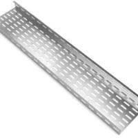 Quality HDG Galvanized Perforated Cable Tray Solid Bottom For IT Equipment Rooms Data Centers for sale