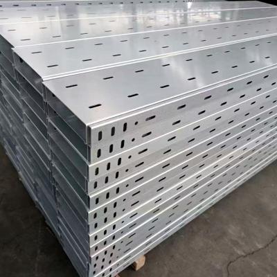 China Zinc Coating Galvanized Steel Cable Tray Solid Bottom / Trough for sale