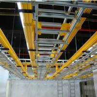 China Zinc Coating 75mm Galvanized Steel Cable Tray Solid Bottom / Trough for sale