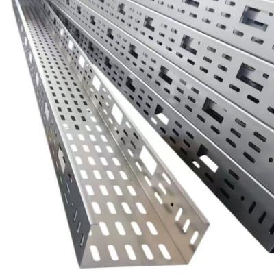 China Ventilated 900mm Perforated Metal Cable Tray For Wiring for sale
