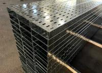 China Heavy Duty Q235 Grade 150mm Perforated Cable Tray Staggered Round Holes for sale