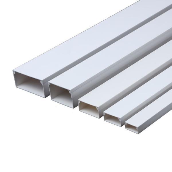 Quality Customizable 40 X 100mm PVC Cable Trunking For Office Cabling for sale