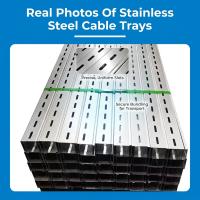Quality 50mm Medium Duty Stainless Cable Tray 1.8-9.0m Span for sale