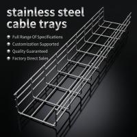 Quality 304/316/316L Stainless Steel Cable Basket Open Style Cable Routing Solution for sale
