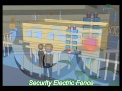 security electric fence for house high voltage security fence