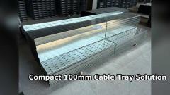 100mm GI Perforated Cable Tray Durable Compact Solution