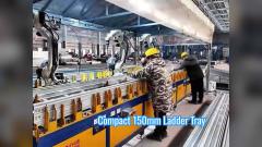 150mm ladder tray – Compact, open-rung design for light to medium duty cable runs. Available in HDG