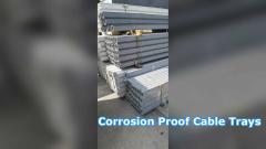 FRP Fiberglass Ladder Cable Tray Cable Trunking for Chemical Plant