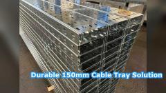 150mm GI Perforated Cable Tray Durable Corrosion Protection