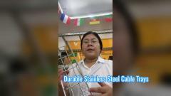 wire mesh cable tray with stainless steel material
