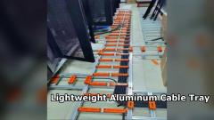 Aluminum Cable Tray Strong Lightweight Space Saving