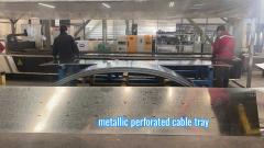 metallic perforated cable tray