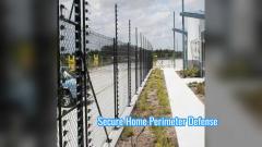 Electric Fence For Home Security Defense Electric Perimeter Fencing