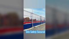High Visibility Edge Protection Fence For Building Protection
