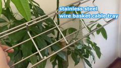 stainless steel wire basket cable tray