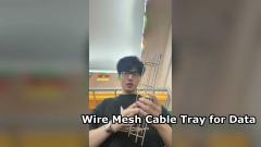 Wire Mesh Cable Tray for Data Center.